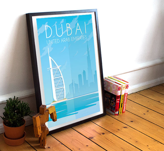 Dubai Travel Poster - 11" x 17" Poster – Mini Movie Posters